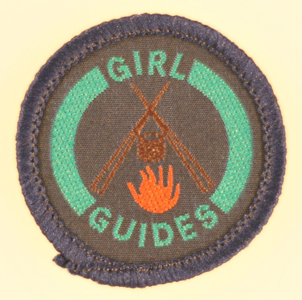 Guide Uniform Badges - Interest Camp Cooking - Guiding Stories