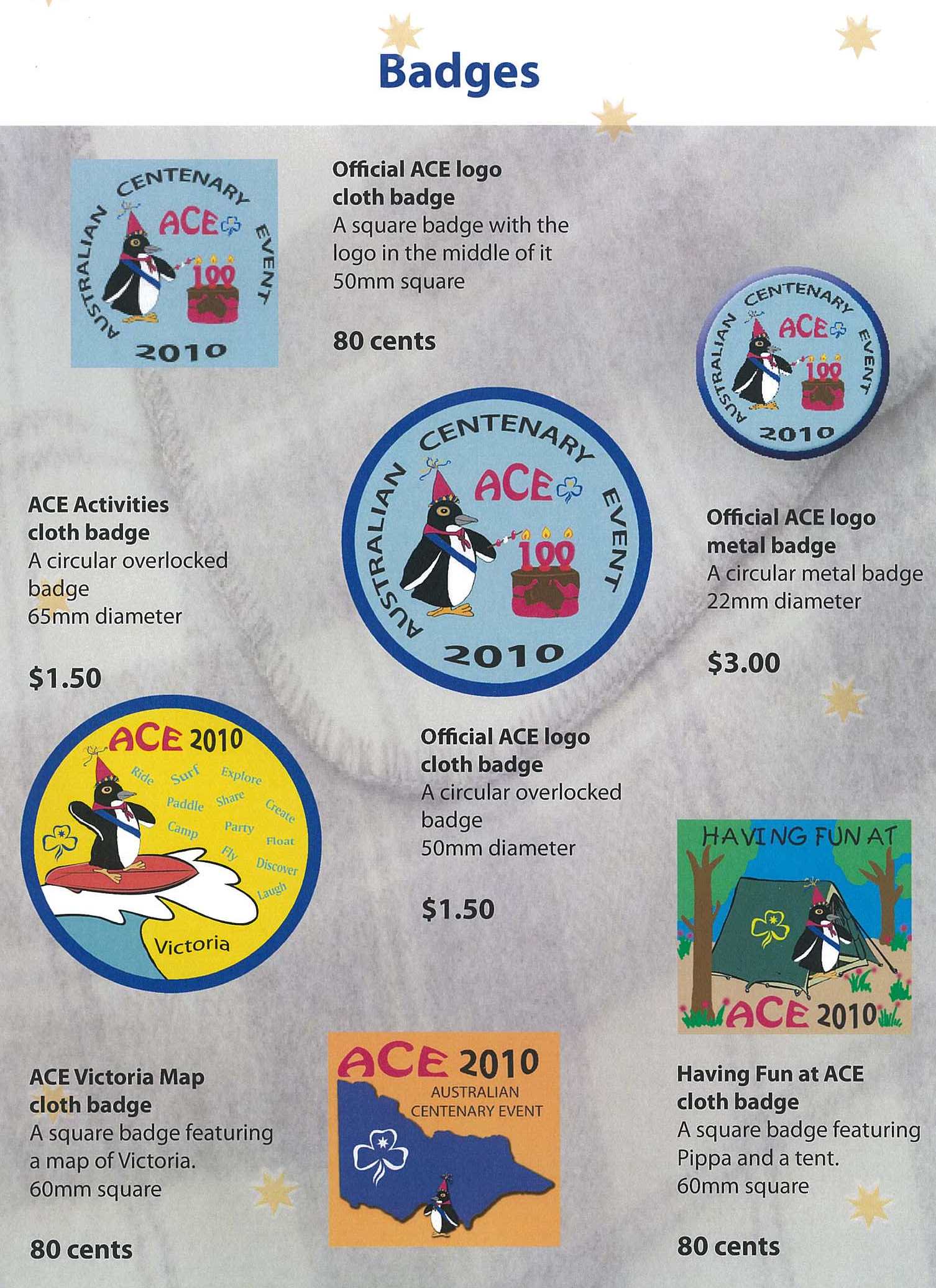 ACE 2010 - Merchandise - Guiding Stories